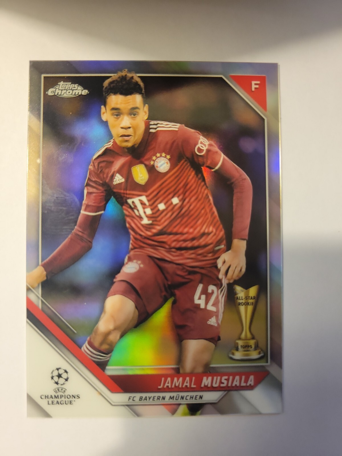 Jamal Musiala Topps Chrome Card Silver Refractor | eBay