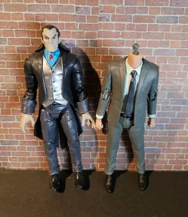 1/12 Scale 6" Headless Gray Open Suit Jacket & Tie Action Figure ...
