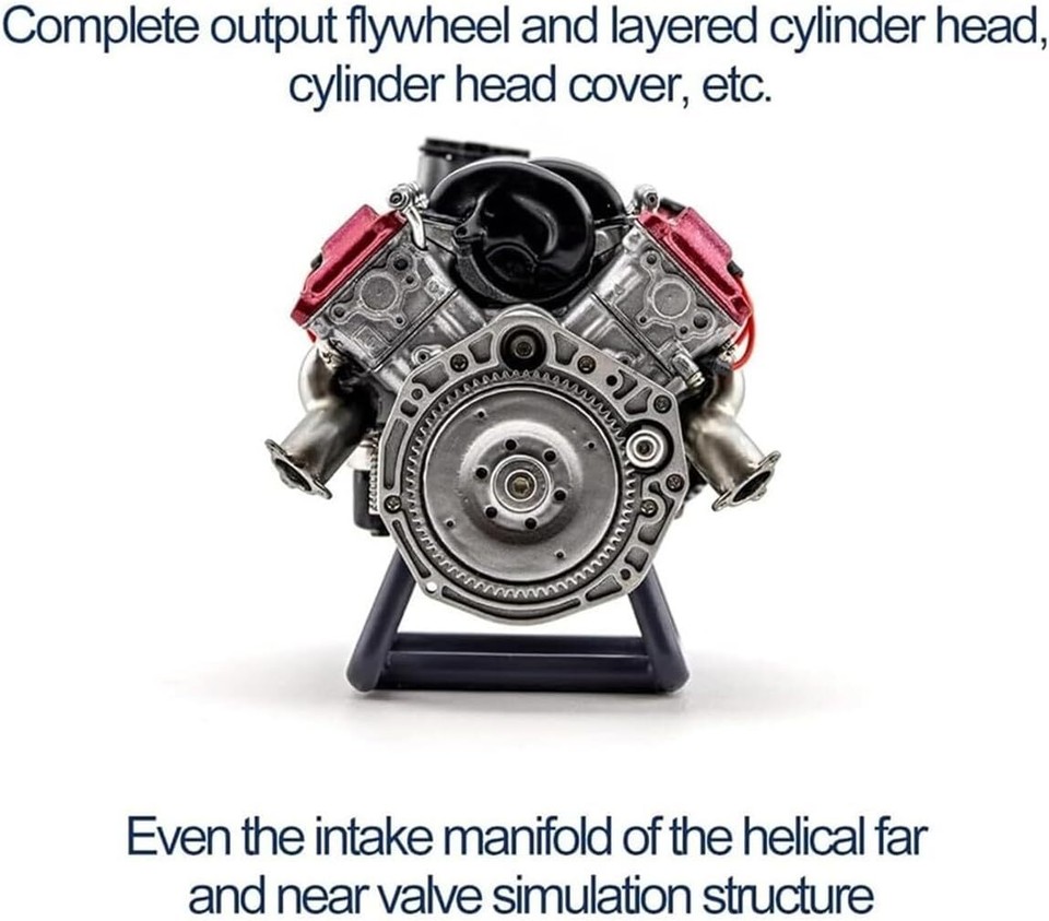 Cison V8 Engine Kit,Mini V8 Engine Kits That Runs,V8 Engine Model Kit ...