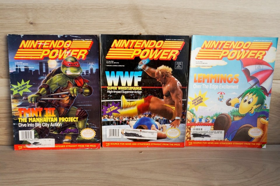 20 Early Nintendo Power Magazines, 1988-1993, Vol 3 - 55, Mixed Lot ...