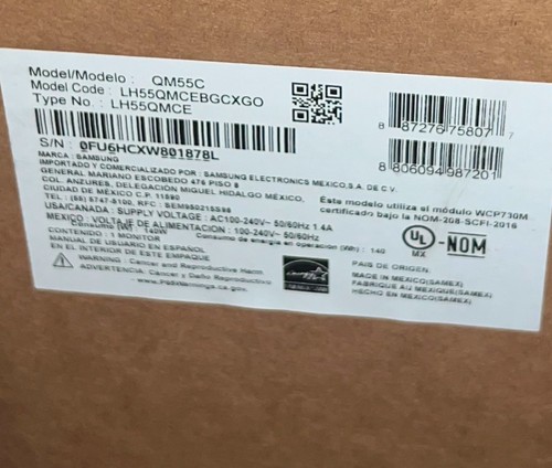 Brand New Smart TVs Samsung Signage 55” In The Box | eBay