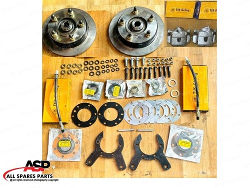 Rear Disc 9"Brake Conversion Kit fits Wllys Jeep CJ2A,CJ3A,CJ3B,M38 ...