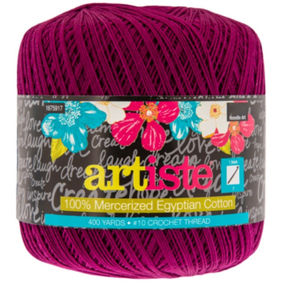 Artiste Cotton Crochet Thread #10 Various Colors! New! Price Per Skein ...