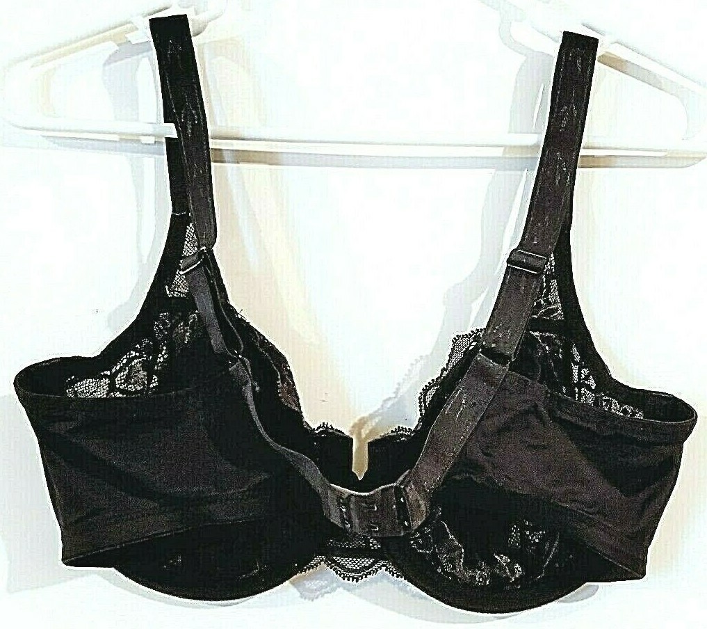 38C Goddess Unlined Semi Sheer Lace Full Coverage Underwire Sample Bra ...