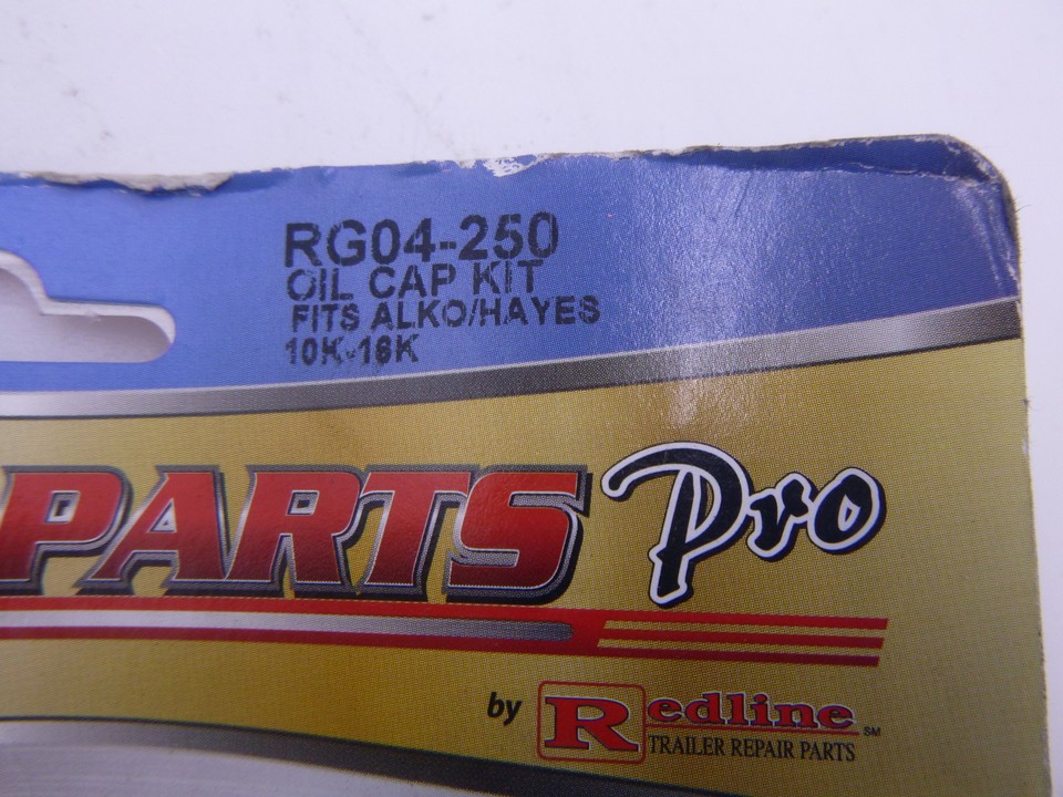 Redline RG04-250 Trailer Parts Pro Oil Cap Kit for Alko/Hayes 10K-16K ...