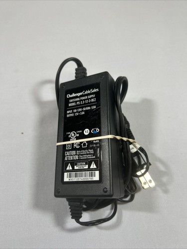 Challenger Cable Sales Switching Power Supply Adapter PS-3.3-12-3-DC2 ...