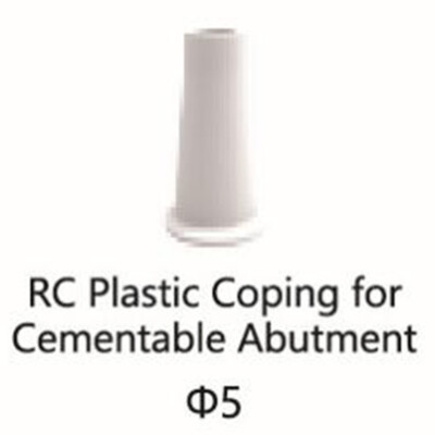 Straumann Compatible RC Plastic Coping for cementable Abutment crown Φ5 ...