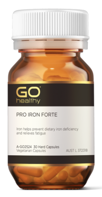 GO Healthy Pro Iron Forte 30 Capsules :: Iron Deficiency :: AUST L ...
