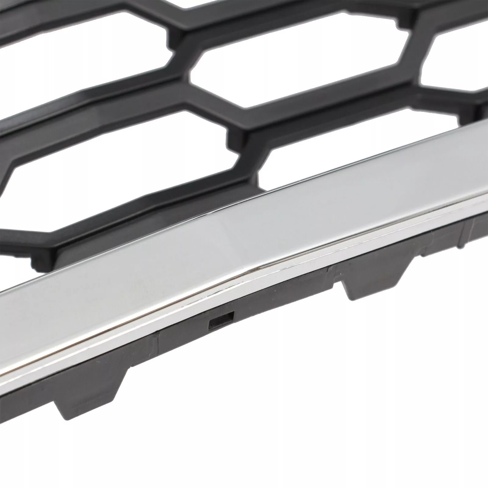 For 2015-2020 Chevrolet Tahoe Suburban Front Upper Grille Chrome&Black ...