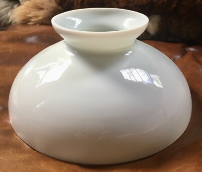 Vintage Opal Glass Lamp Shade REPLACEMENT 8" FOR OIL LAMP REFLECTOR | eBay