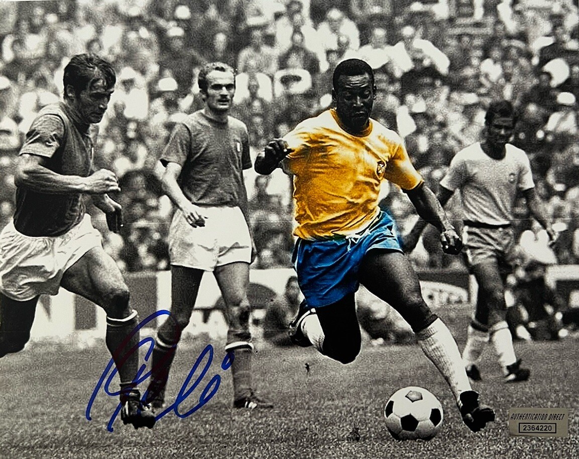 Edson Arantes do Nascimento Pelé Brazil National Team Signed Autograph ...