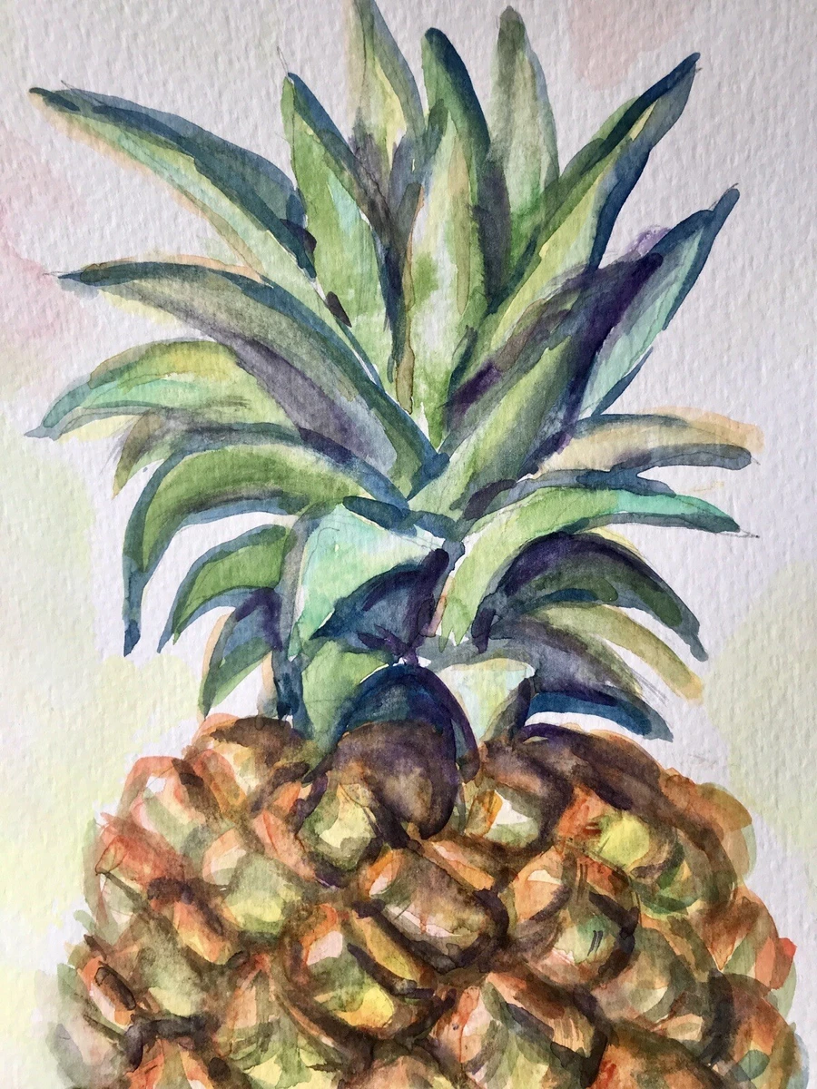 Pineapple Watercolor