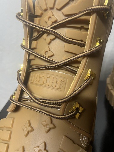 MSCHF 2x4 Boot 2024 Camel Wheat Oversized NY Timbs MSCHF-014 Size 9 | eBay