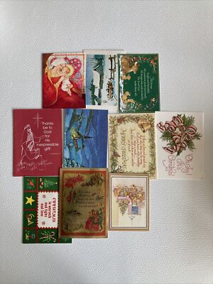 Lot Of 10 - Used Vintage Christmas Cards | eBay