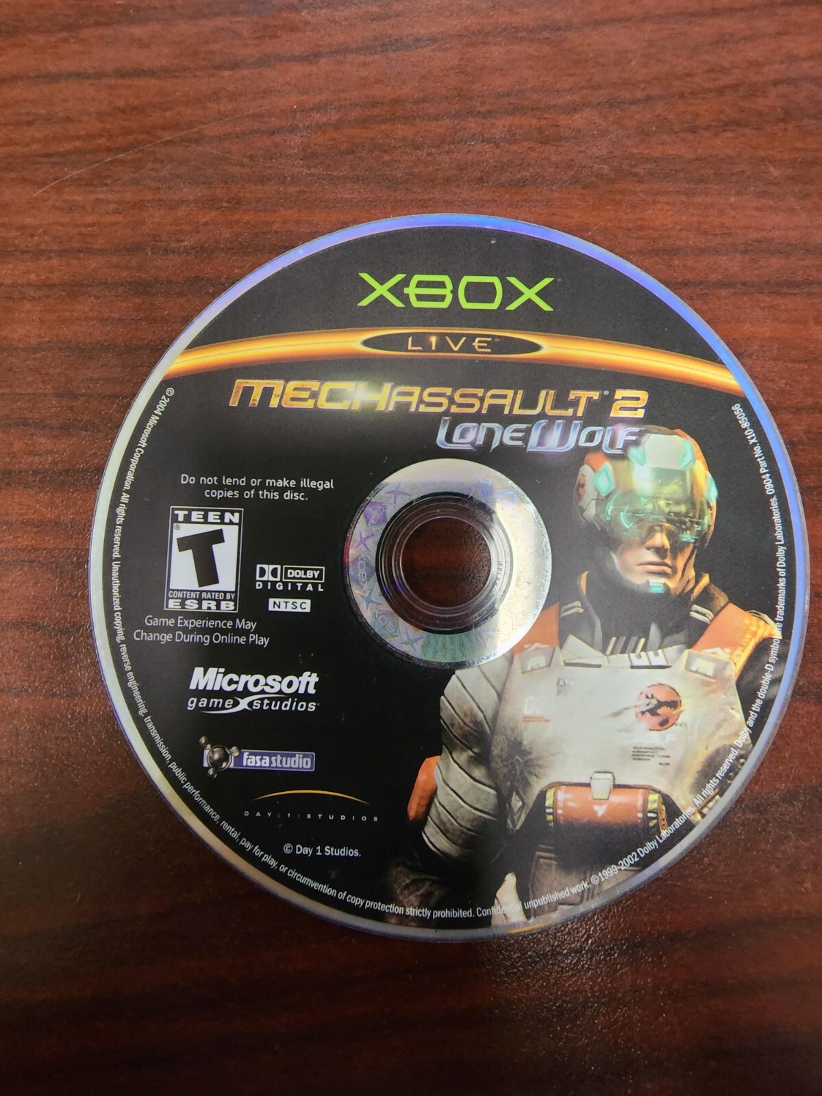 MechAssault 2: Lone Wolf (Microsoft Xbox, 2004) NO TRACKING - DISC ONLY ...
