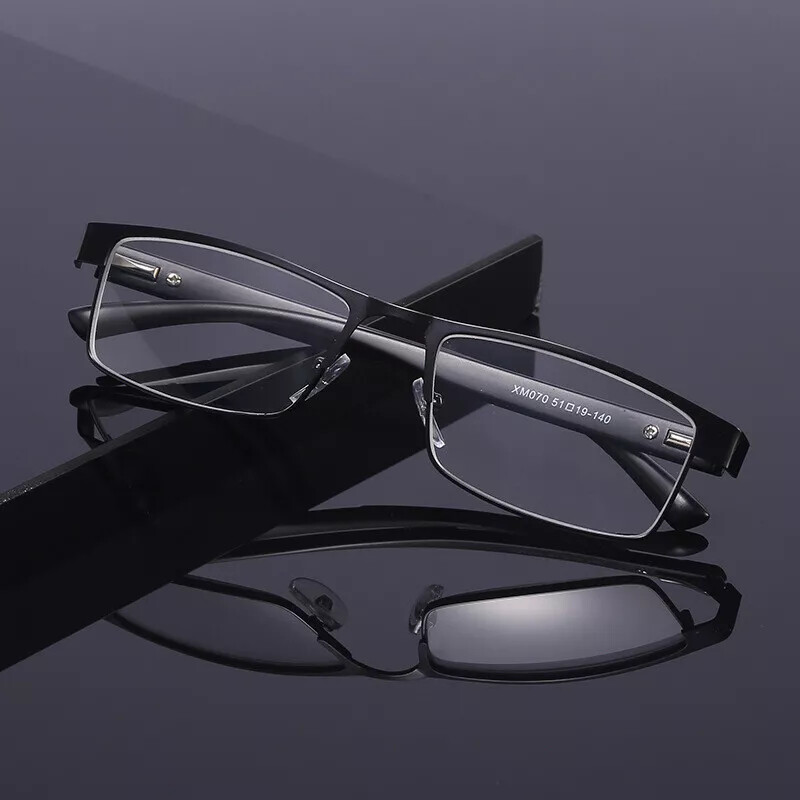 Mens Reading Glasses Designer Business Metal Readers +1.0 1.5 2.0 2.5 3 ...