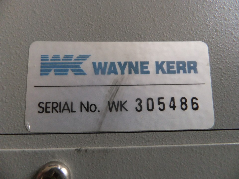 Wayne Kerr 4230 LCR Meter with Kelvin clip leads, Manual copy, Power ...