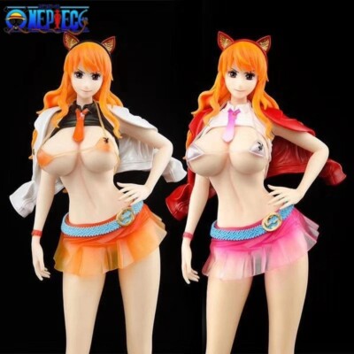 One Piece Nami Sexy Figure Removable Clothing 34Cm Manga Decoration ...
