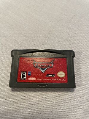 Cars - Nintendo Game Boy Advance Authentic 180 Day Guarantee Gameboy ...