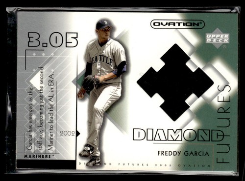 2002 Upper Deck Ovation #DF-FG Freddy Garcia jersey card Seattle ...