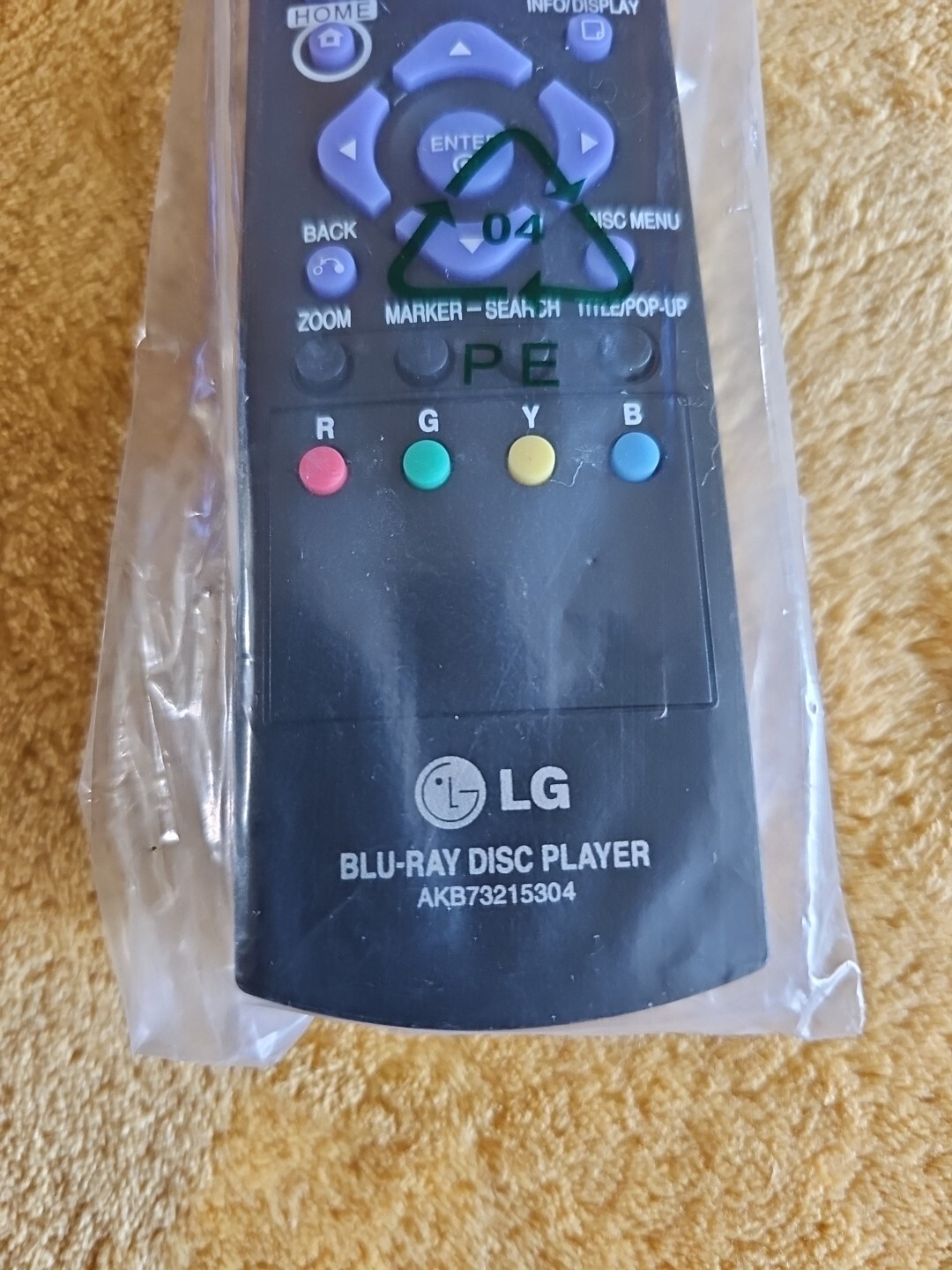 Genuine LG AKB73215304 Remote Control for Bd630 Bd640 for sale online ...