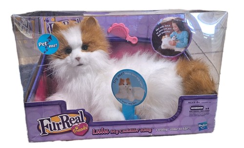 NIB! Hasbro FurReal Friends Lulu My Cuddlin Robotic Toy Cat Orange ...