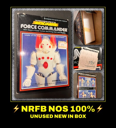 VTG Mego NOS '77 Micronauts Force Commander Magnetic White Knight MIB UNUSED SET | eBay