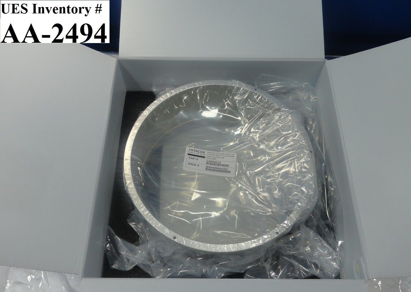 Hitachi 3-849438-90 M712 Earth Shield Hitachi M-712 Etcher New Surplus ...