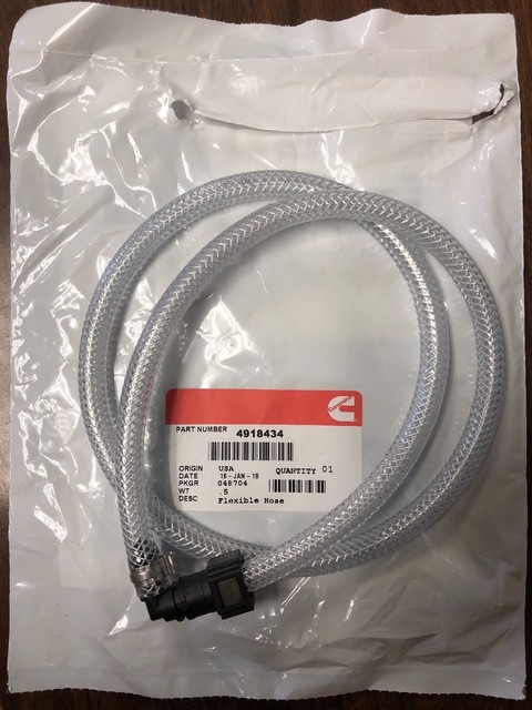 Cummins HOSE,FLEXIBLE F 4918434 | eBay