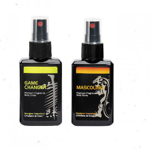 Game Changer & Mascolio Parfums De Coeur Set Of 2 Men's Body Spray NEW ...
