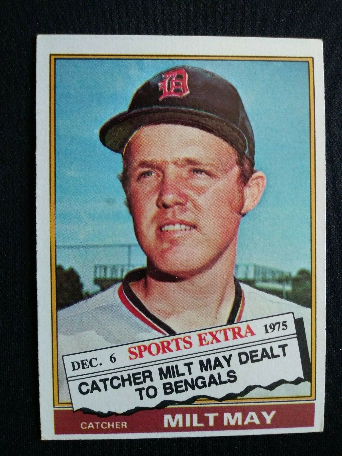 1976 Topps "Traded" Baseball Card # 532T Milt May - Detroit Tigers | eBay