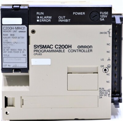 OMRON C200H-CPU03-E CPU PROCESSING UNIT C200H-MR431 | eBay