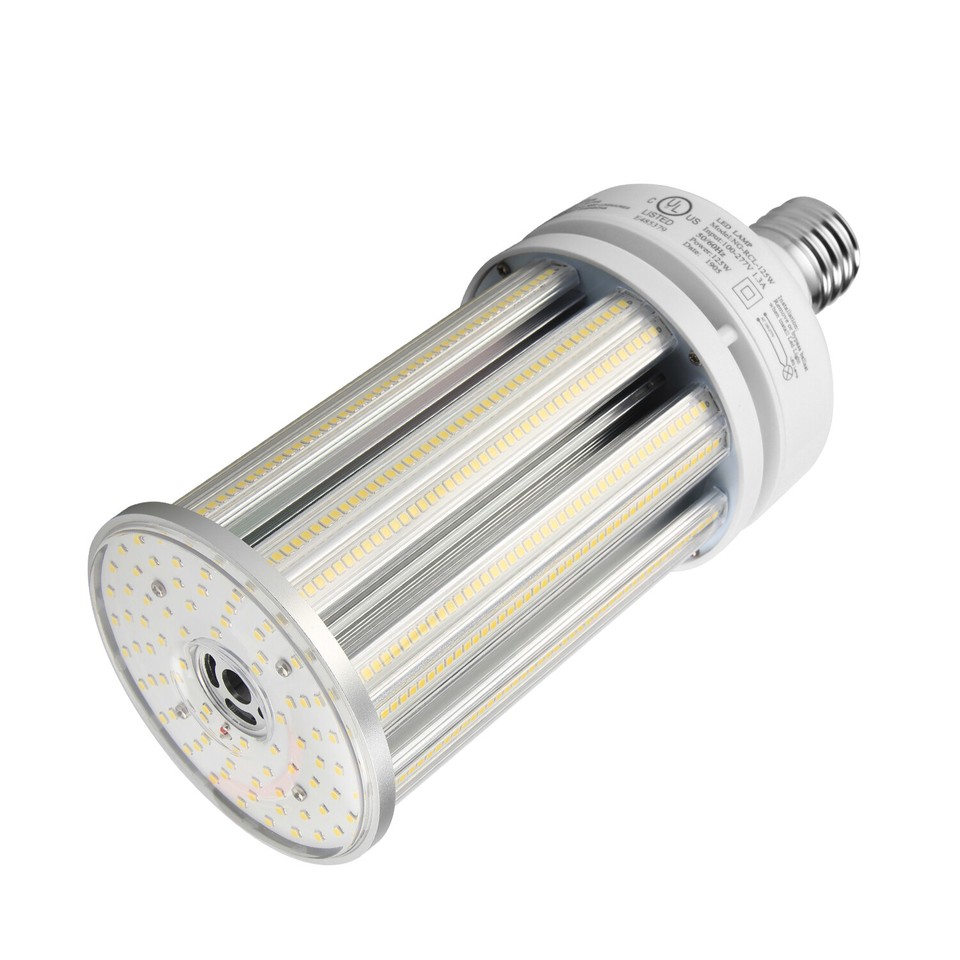 125W LED Corn Cob Bulb Retrofit 400W MH Warehouse Highbay Light E39 ...