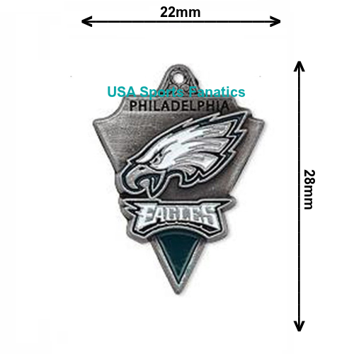 Philadelphia Eagles Team Logo Necklace On 925 Sterling Silver Snake ...