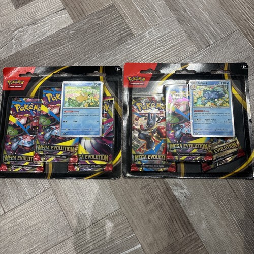 Pokemon Mega Evolutions 3 Pack Blister Sealed (Psyduck And Golduck) | eBay