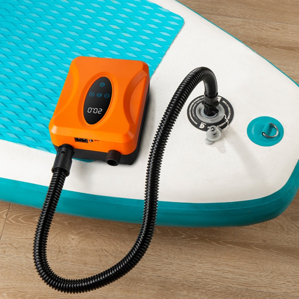 Portable SUP Electric Pump Rechargeable Touchscreen 7I5H | eBay Australia