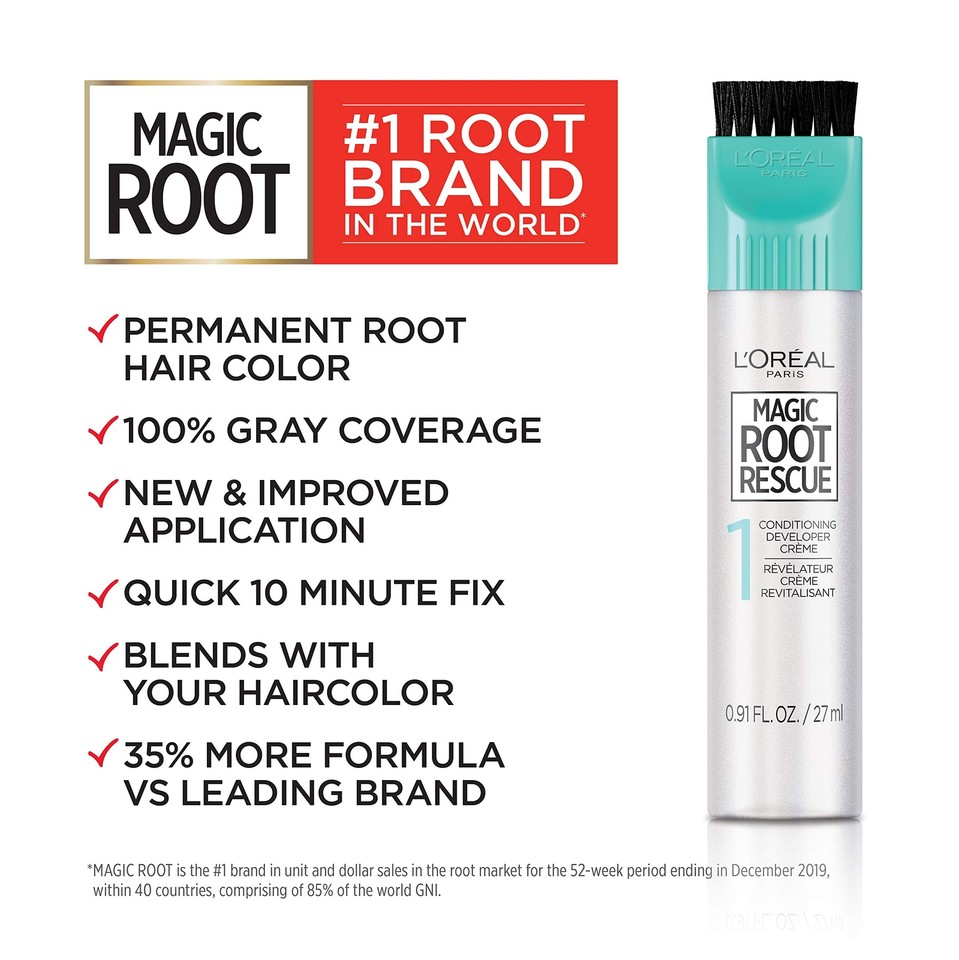 L'Oreal Paris Magic Root Rescue 10 Minute Root Hair Coloring Kit ...