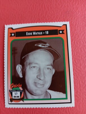 Eddie Waitkus Baltimore Orioles 1991 Crown card #470 | eBay