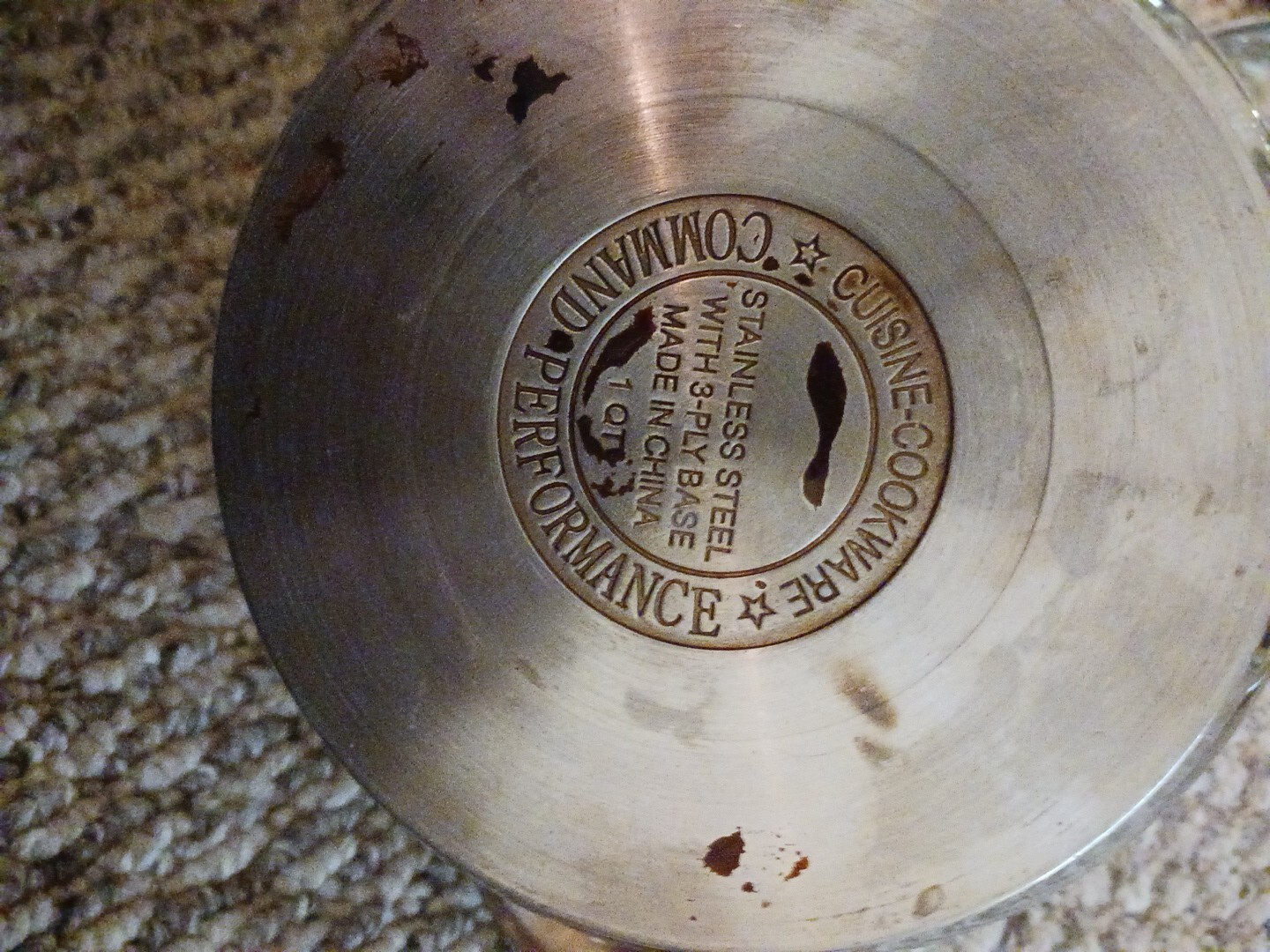 COMMAND PERFORMANCE 12 PIECE CUISINE COOKWARE STAINLESS STEEL 3 PLY | eBay