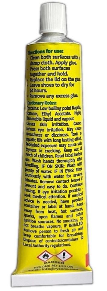 2 Pcs SHOE BOND Glue Adhesive Flexible Shoes Trainers Clothes Fabric ...