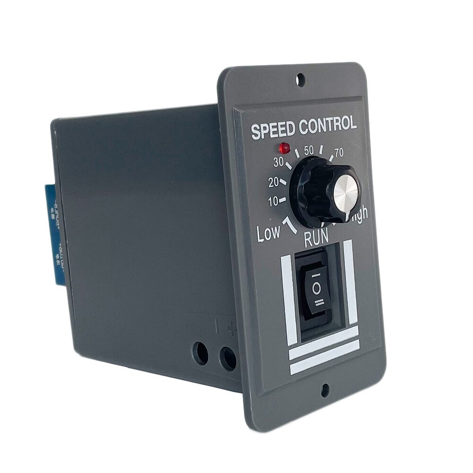 DC 12-60V 20A PWM Motor Speed Controller Variable Speed Switch ...