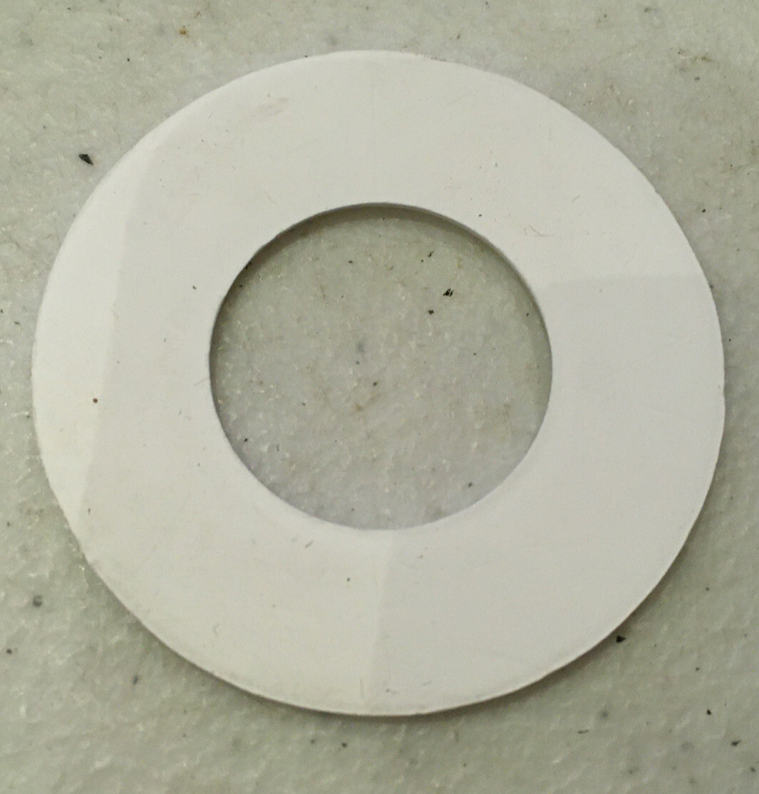Abrasion Resistant ePTFE Plastic Sealing Washer 1” Screw 2”OD .062 ...