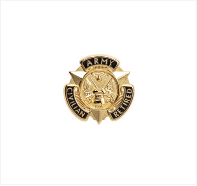 GENUINE U.S. ARMY LAPEL PIN: CIVILIAN SERVICE GOLD WITH MAGNET | eBay