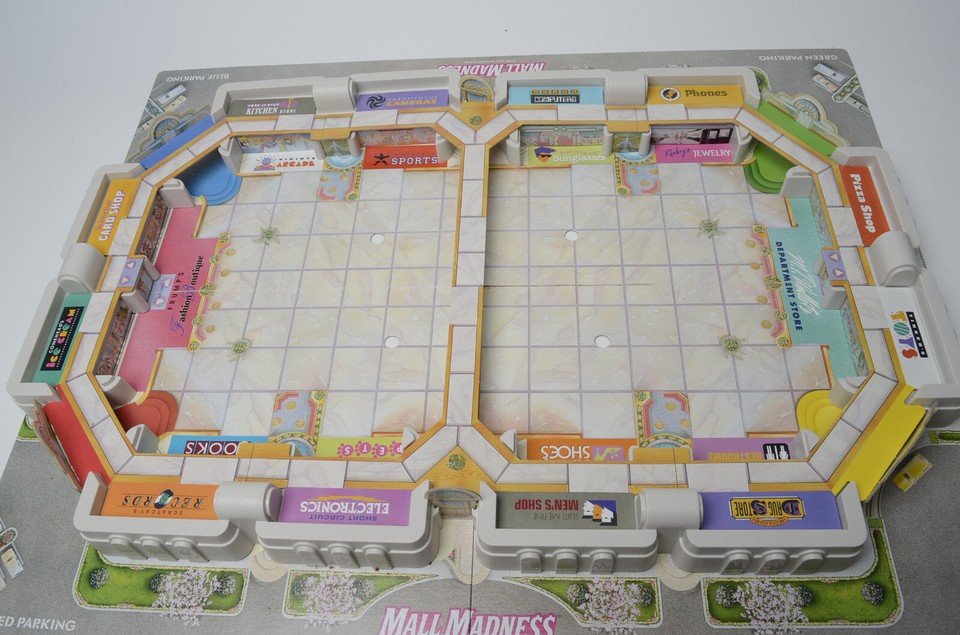 Mall Madness Board Game Milton Bradley 1986, 100% Complete. Works see ...