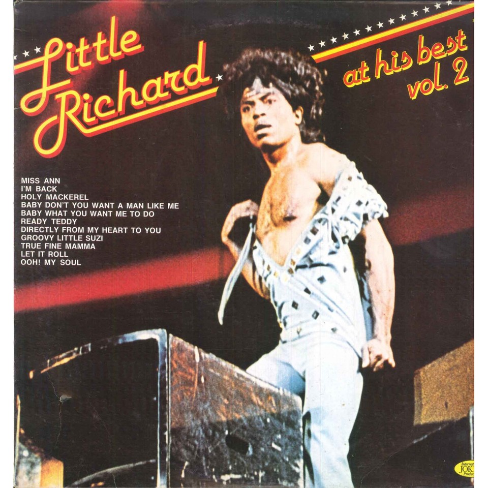 Little Richard ‎‎Lp Vinyl At His Best Vol 2 / Joker SM 3883 Italy New ...