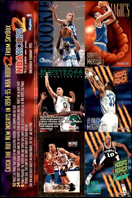 1994-95 Hoops 2 Promo Jason Kidd-Donyell Marshall-Alonzo Mourning ...
