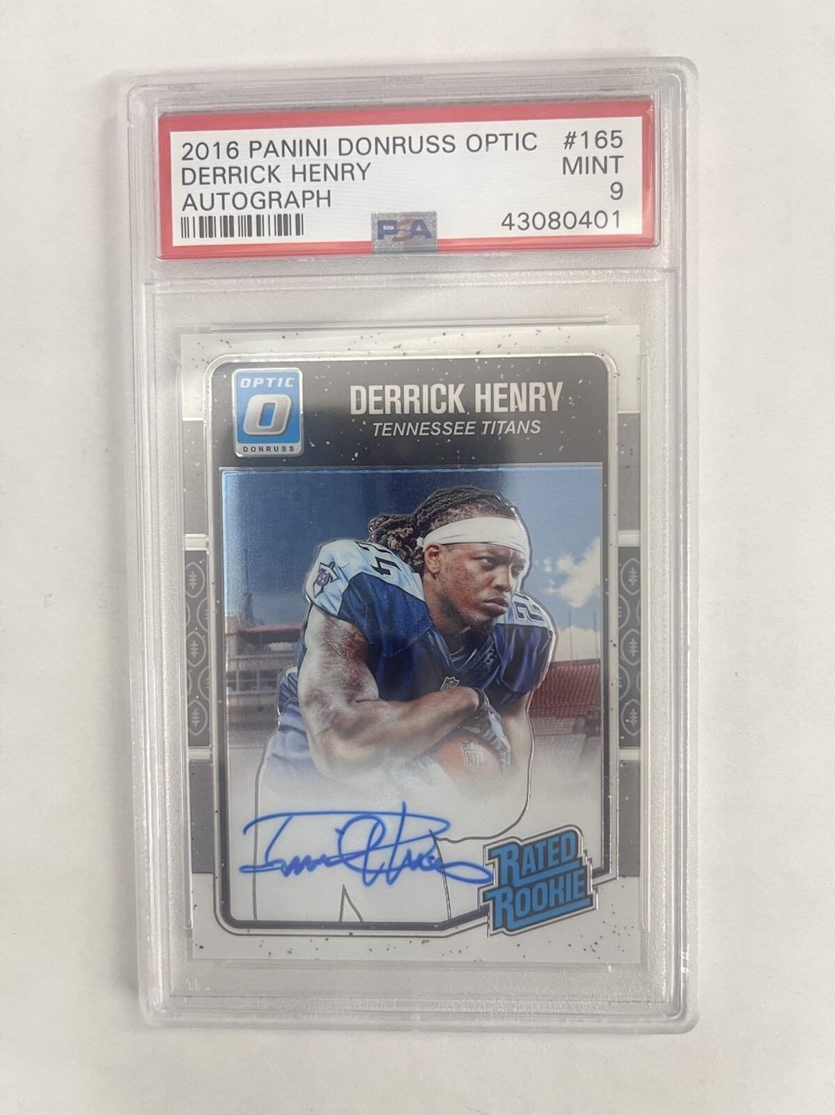 2016 Donruss Optic - Rated Rookie Signatures #165 Derrick Henry ...