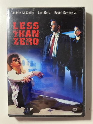 Less Than Zero DVD BRAND NEW Robert Downey, Jr. Andrew McCarthy Jami ...