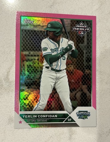 2023 Topps Pro Debut - Yerlin Confidan #PD-142 Fuchsia Foil /199 (RC ...