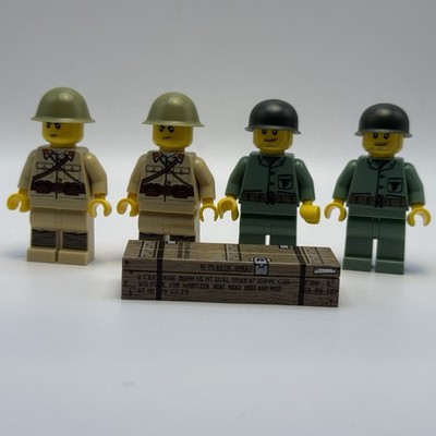 Brickmania Custom Printed LEGO Minifigure Pack WWII US and Japanese ...